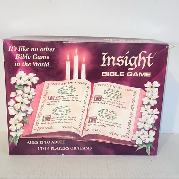 Insight | Games | Vintage 991 Insight Bible Game Bible Trivia Game ...